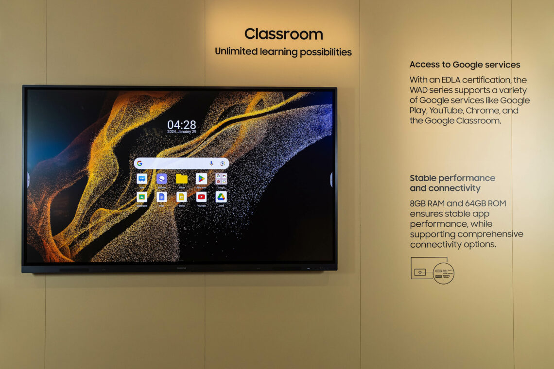 Samsung Interactive Display WAD, nueva pantalla basada en Android para ...
